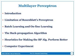 Neural Networks: Multilayer Perceptron | PDF