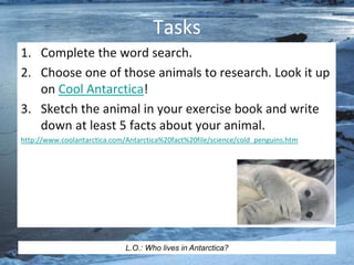 L2. antarctica food chain and wildlife ap | PPTX | Geography | Science