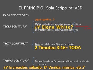 La Iasd y la Santa Biblia | PDF