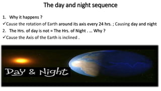 Movement of the Earth. / Formation of Shadow / The Day and Night / The ...