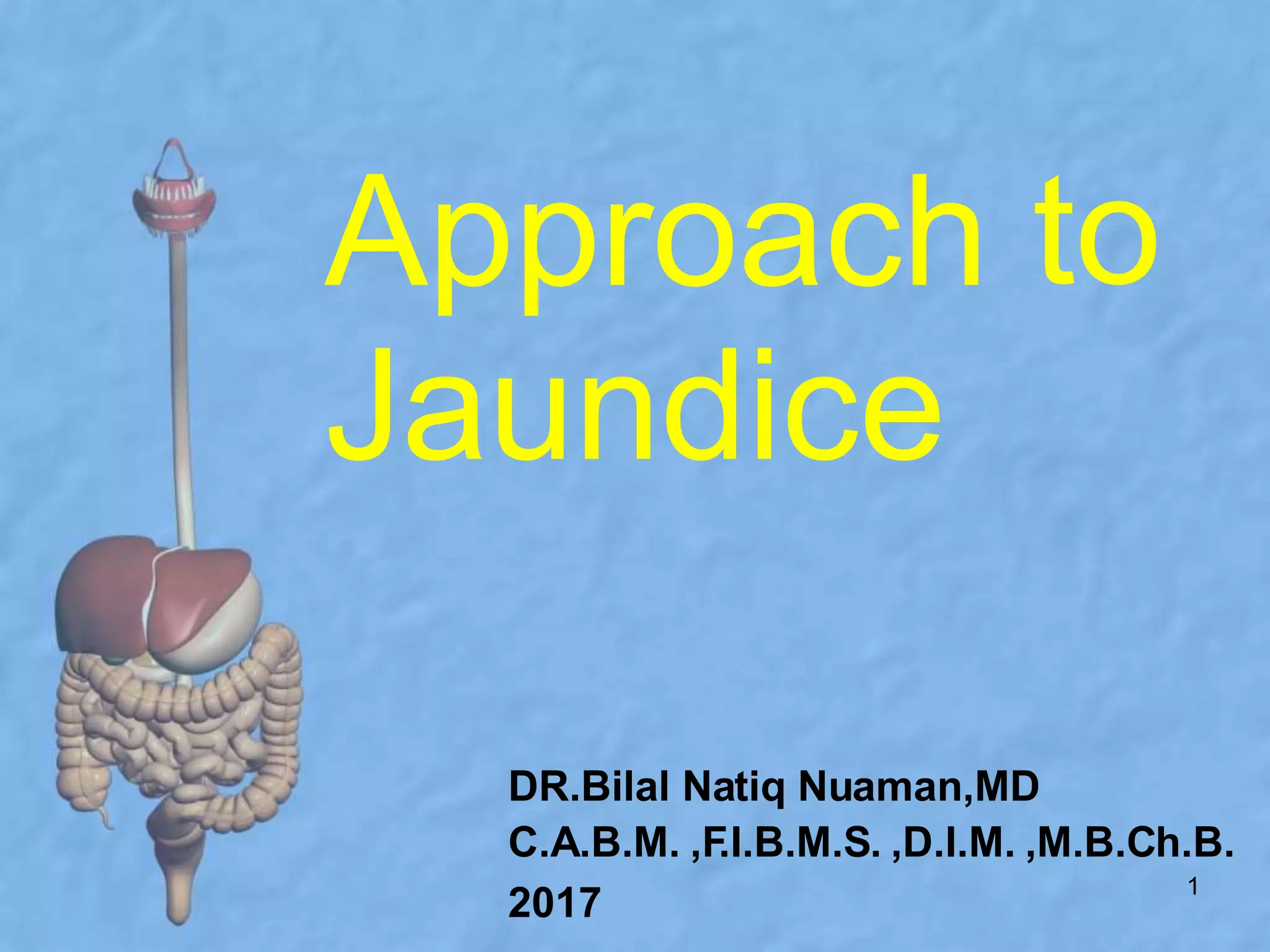 Dr. Bilal's Approach to Jaundice Treatment | PPT