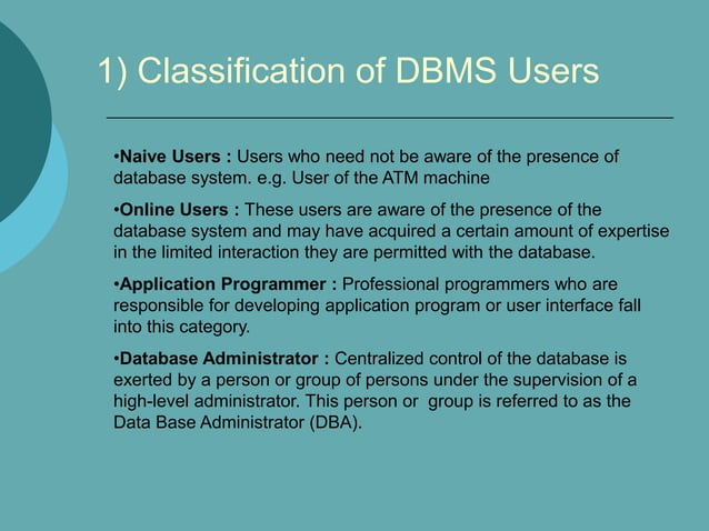 componenets of dbms | PPT
