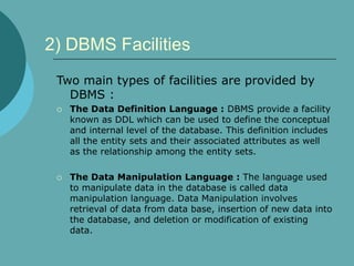componenets of dbms | PPT