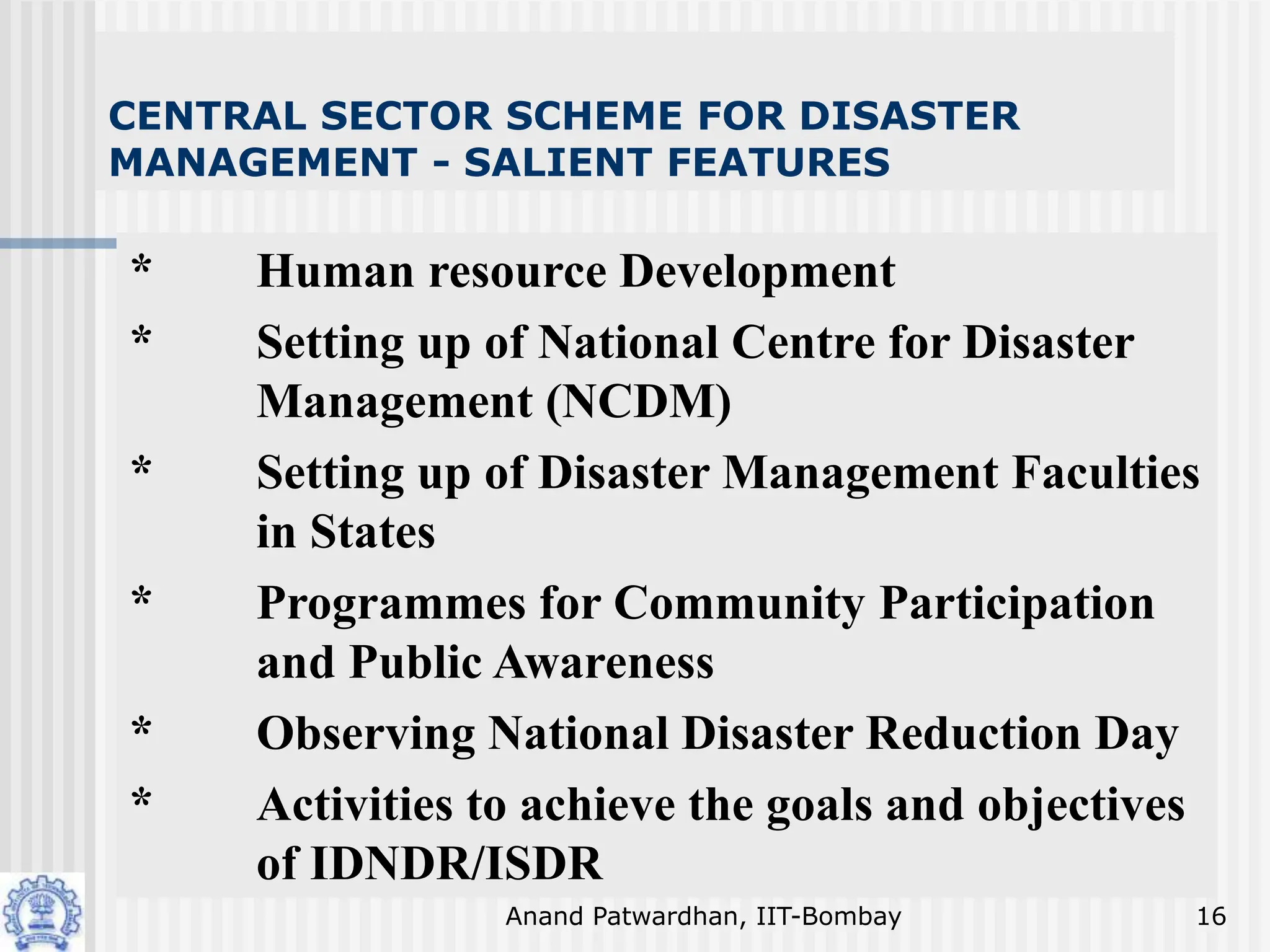 Disaster management in India and its challenges | PPT