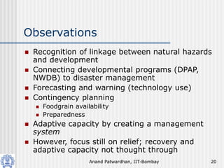 Disaster management in India and its challenges | PPT