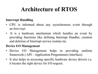 TOS based Embedded system design and development | PPT