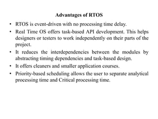 TOS based Embedded system design and development | PPT