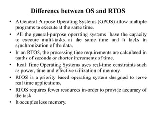 TOS based Embedded system design and development | PPT