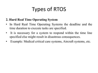 TOS based Embedded system design and development | PPTX