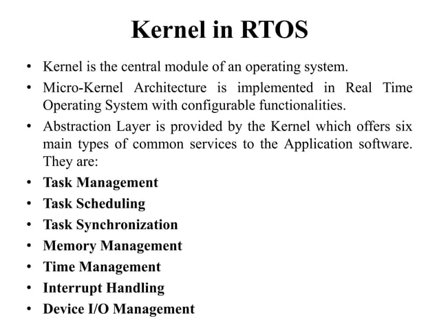 TOS based Embedded system design and development | PPT