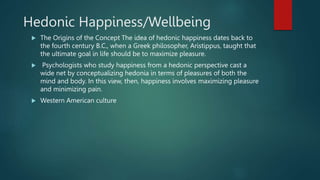 Persuit of happiness; all about role of seligman's positive psychology ...