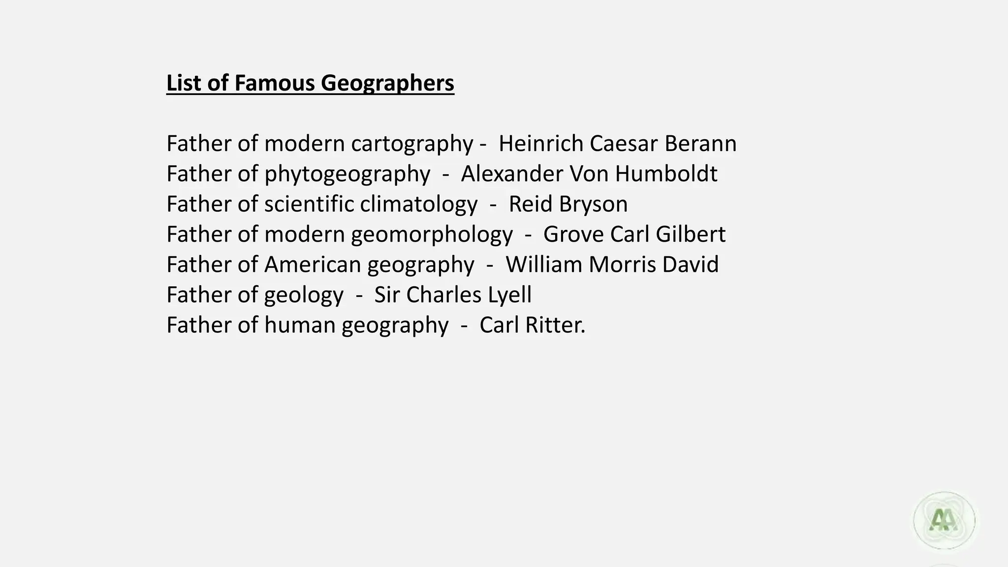Evolution of geographical thought Greek scholars (hecataeus, Herodotus ...