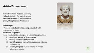 Evolution of geographical thought Greek scholars (hecataeus, Herodotus ...