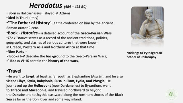 Evolution of geographical thought Greek scholars (hecataeus, Herodotus ...