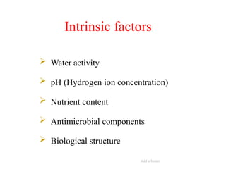 Factors affecting food safety, importance and significance of ...