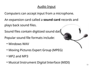 Input Output Devices sample presentation | PPT
