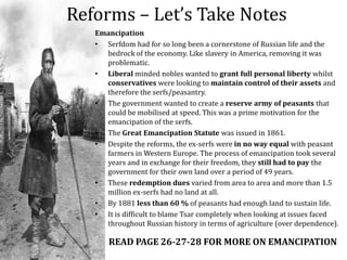L2 alexander ii reforms | PPTX