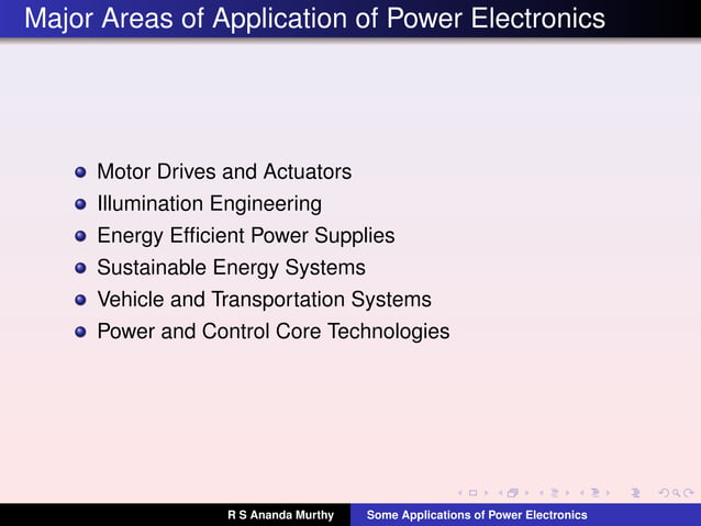 Lecture-2 : Applications of Power Electronics | PDF | Radio Control ...