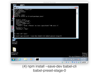 Running BabelJS on Windows (Try ES6 on Windows) | PDF