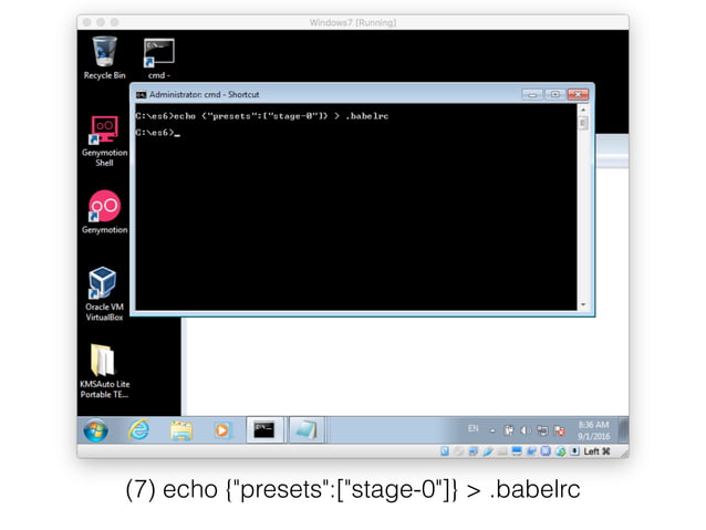 Running BabelJS on Windows (Try ES6 on Windows) | PDF