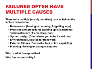 CS5032 Lecture 2: Failure | PPTX | Operating Systems | Computer ...
