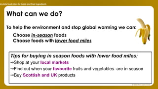 JOF Food Sustainablity - The Journey of Food | PPTX