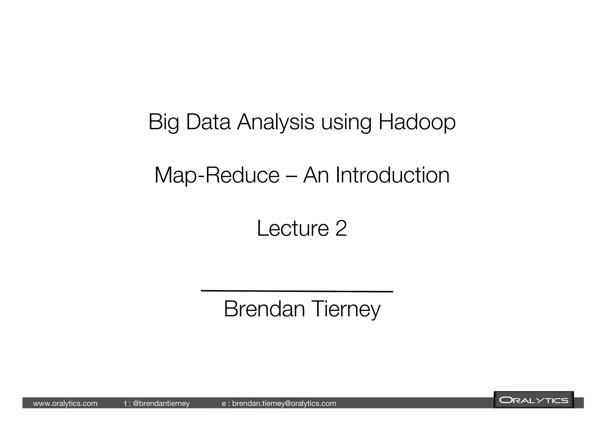 Introduction to Map-Reduce | PDF