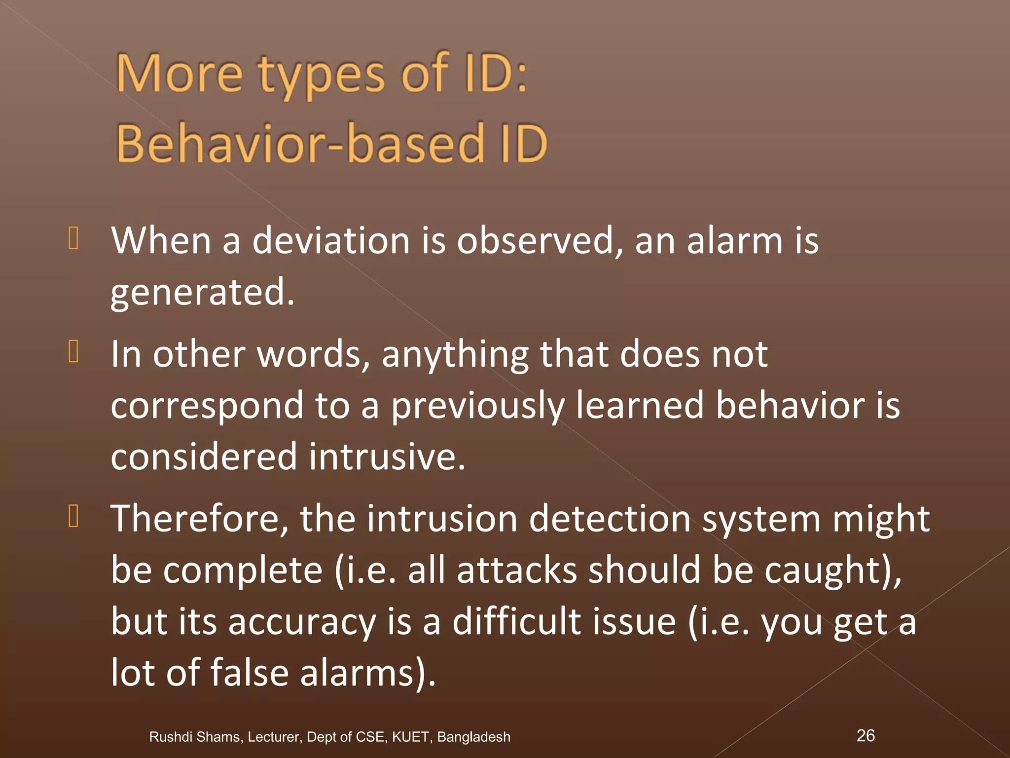 L2 Intrusion Detection System (IDS) | PPT