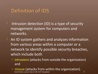 L2 Intrusion Detection System (IDS) | PPT