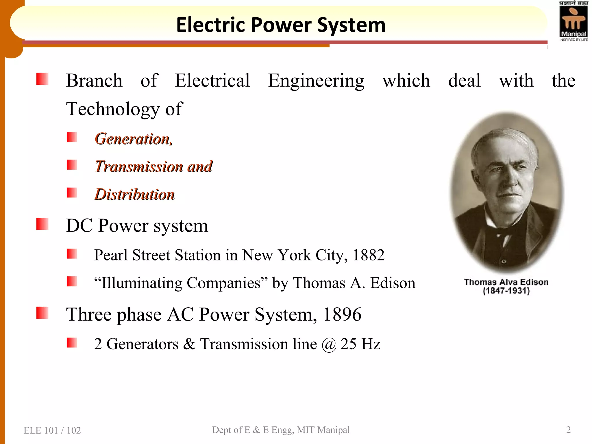 L2 introduction to power system | PPT