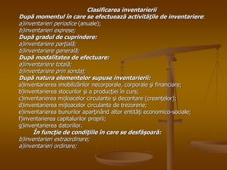 Inventarierea | PPT