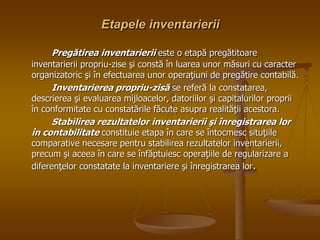 Inventarierea | PPT