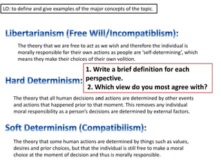 L2 libertarianism &-determinism | PPTX