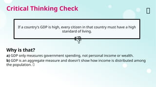 Understanding National Income Measures and Economic Performance Beyond ...
