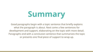 this slide is about to learn paragraph writing | PPTX