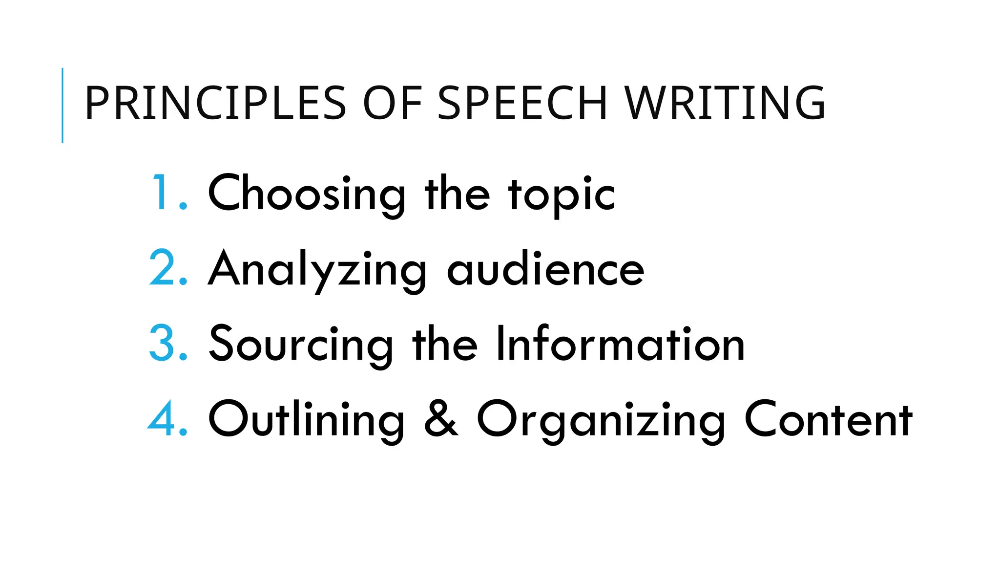 Oral Communication -L2 - Speech Writing.pptx