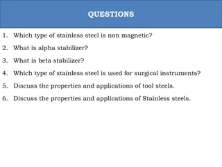 ME8491 ENGINEERING METALLURGY - UNIT 3 | PPTX