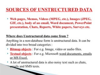 Notes on Types of Digital Data in Data Analytics | PPT