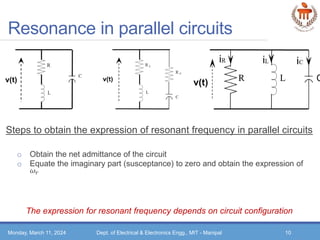 Basic Electric theory - Resonance.pptx | Physics | Science