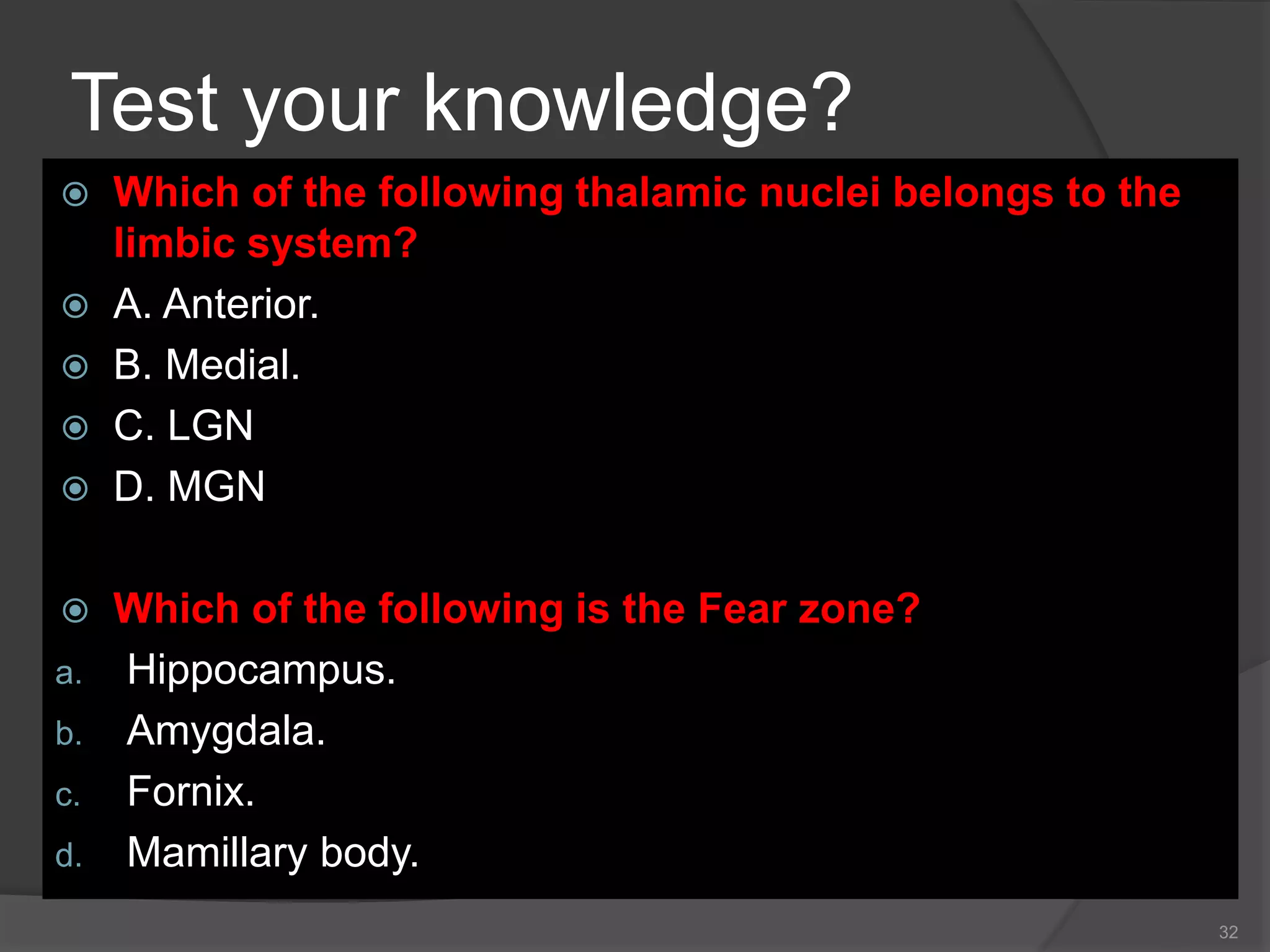 L20-Thalamus & Limbic System.ppt