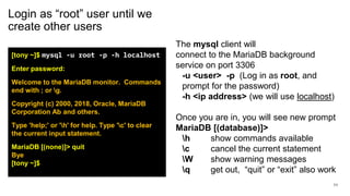 L203326 intro-maria db-techu2020-v9 | PPT