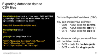 L203326 intro-maria db-techu2020-v9 | PPT