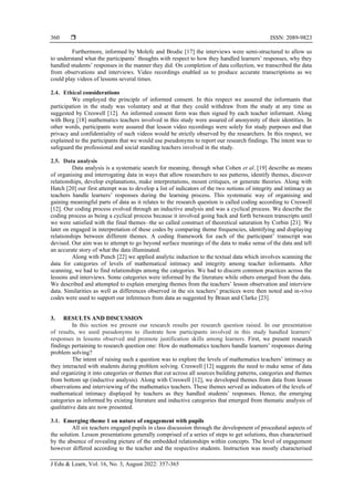 Secondary mathematics teachers’ use of learners’ responses to foster justification skills | PDF ...