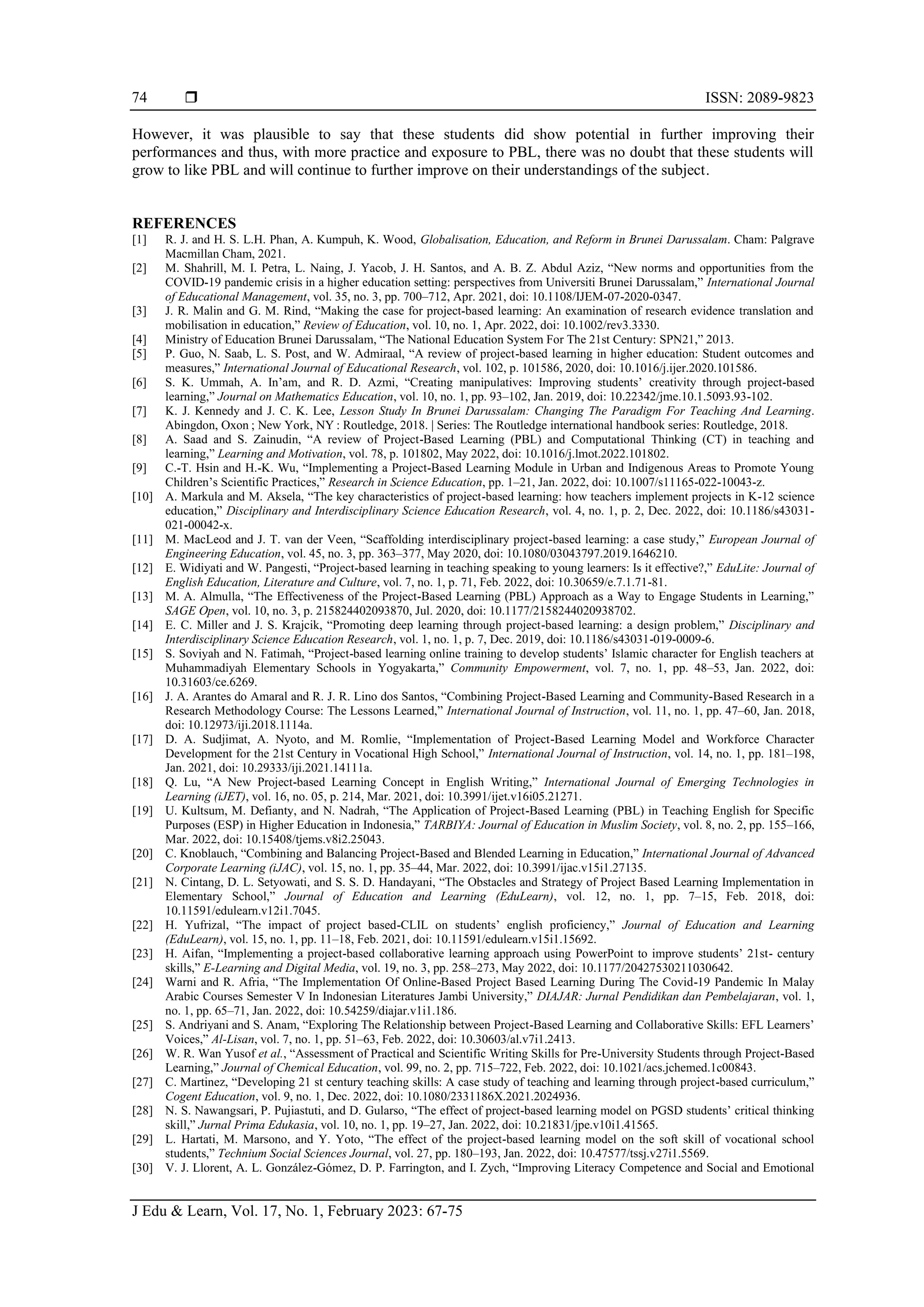 Learning history through project-based learning | PDF