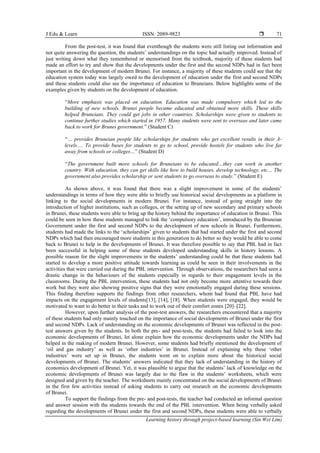 Learning history through project-based learning | PDF