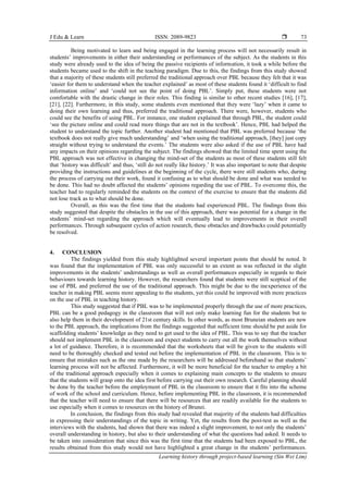 Learning history through project-based learning | PDF