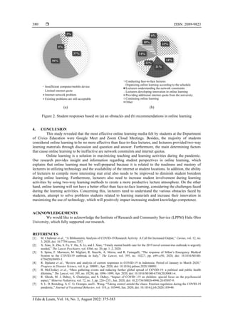 Students’ perspective on online learning during the COVID-19 pandemic | PDF