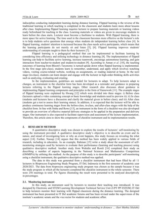 Lecturers’ checklist instrument to monitor students’ understanding in distance learning | PDF