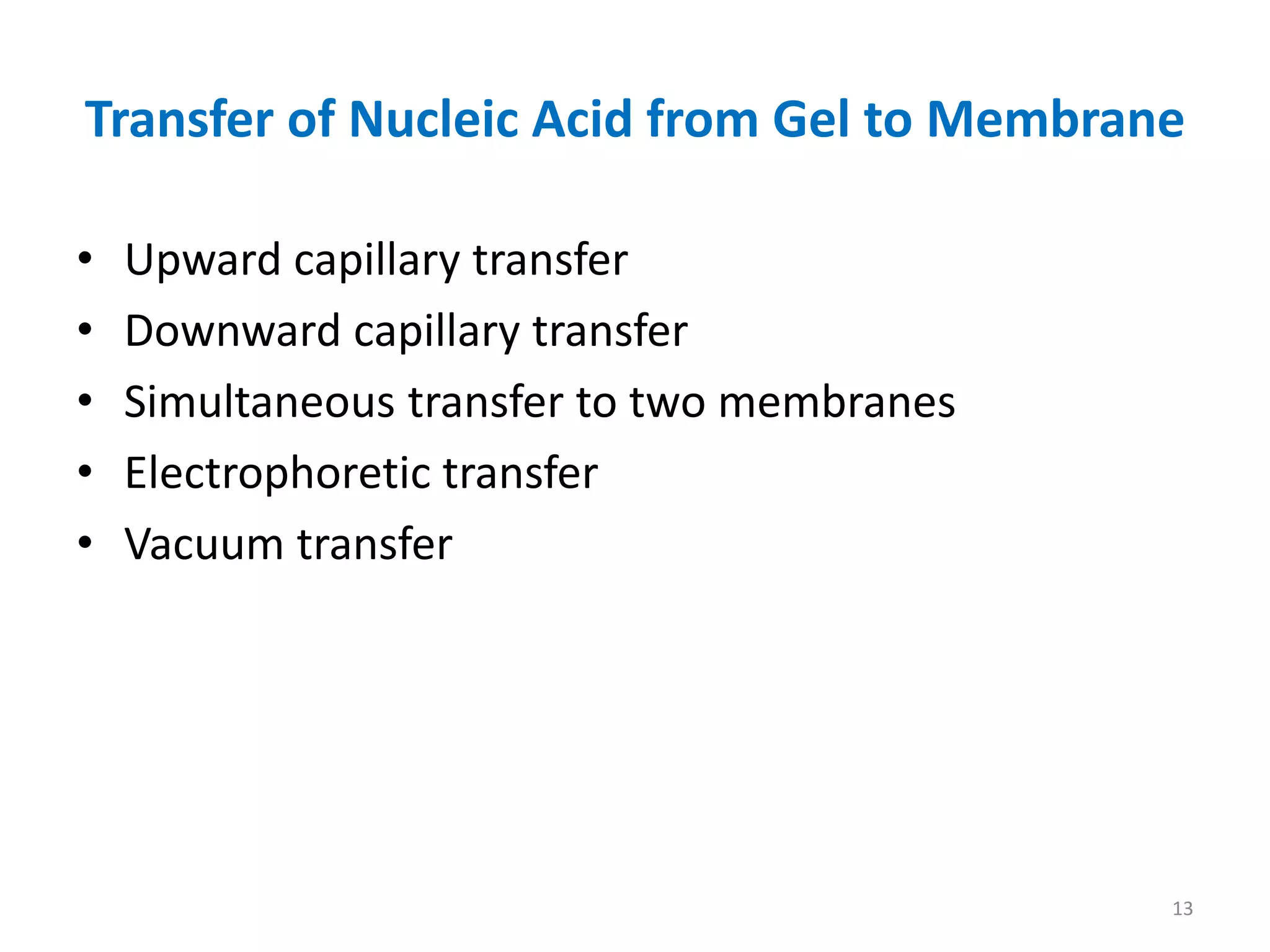 L21. techniques for selection, screening and characterization of ...