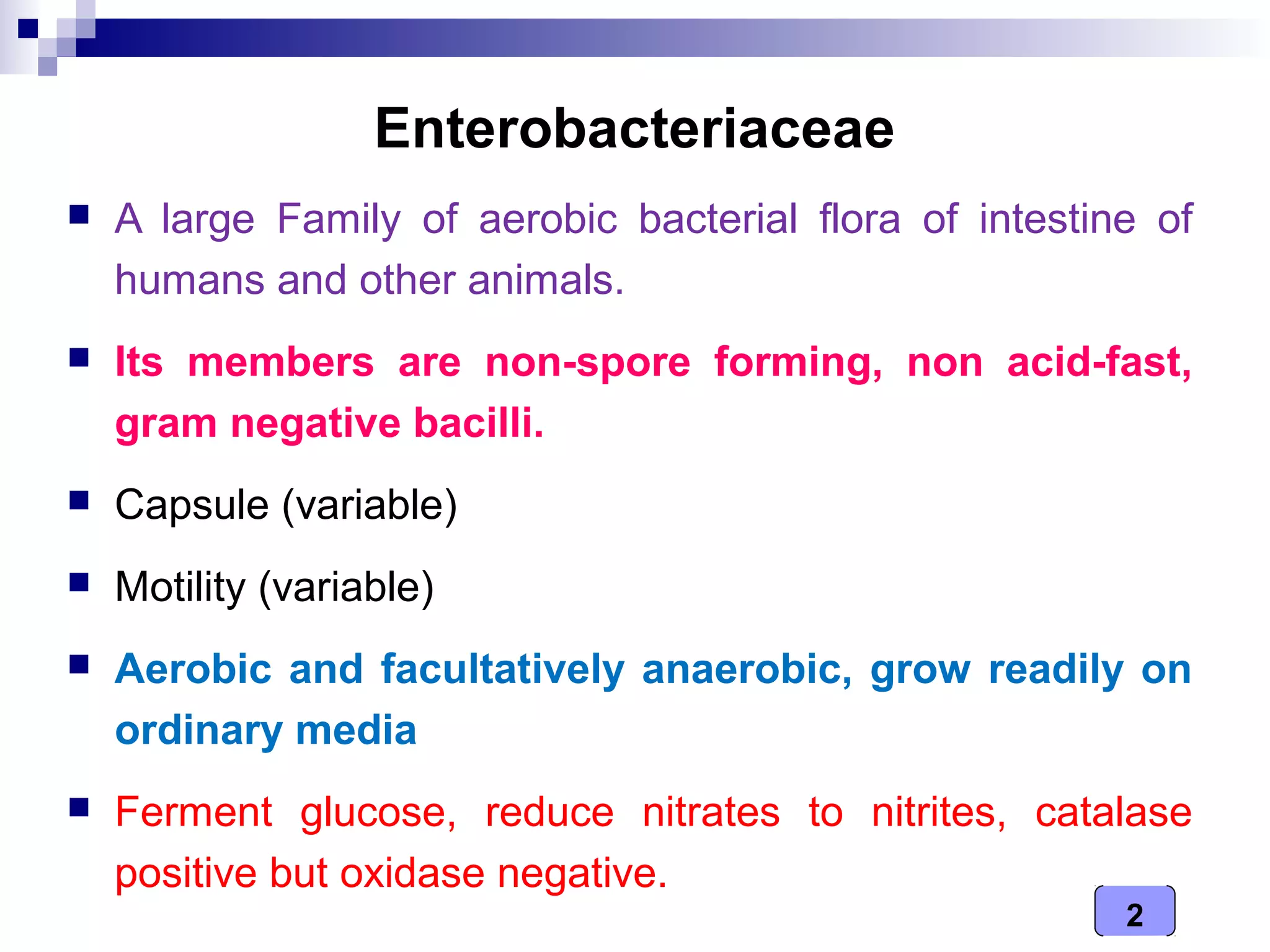 Medical Microbiology Laboratory (Enterobacteriaceae - II) | PDF